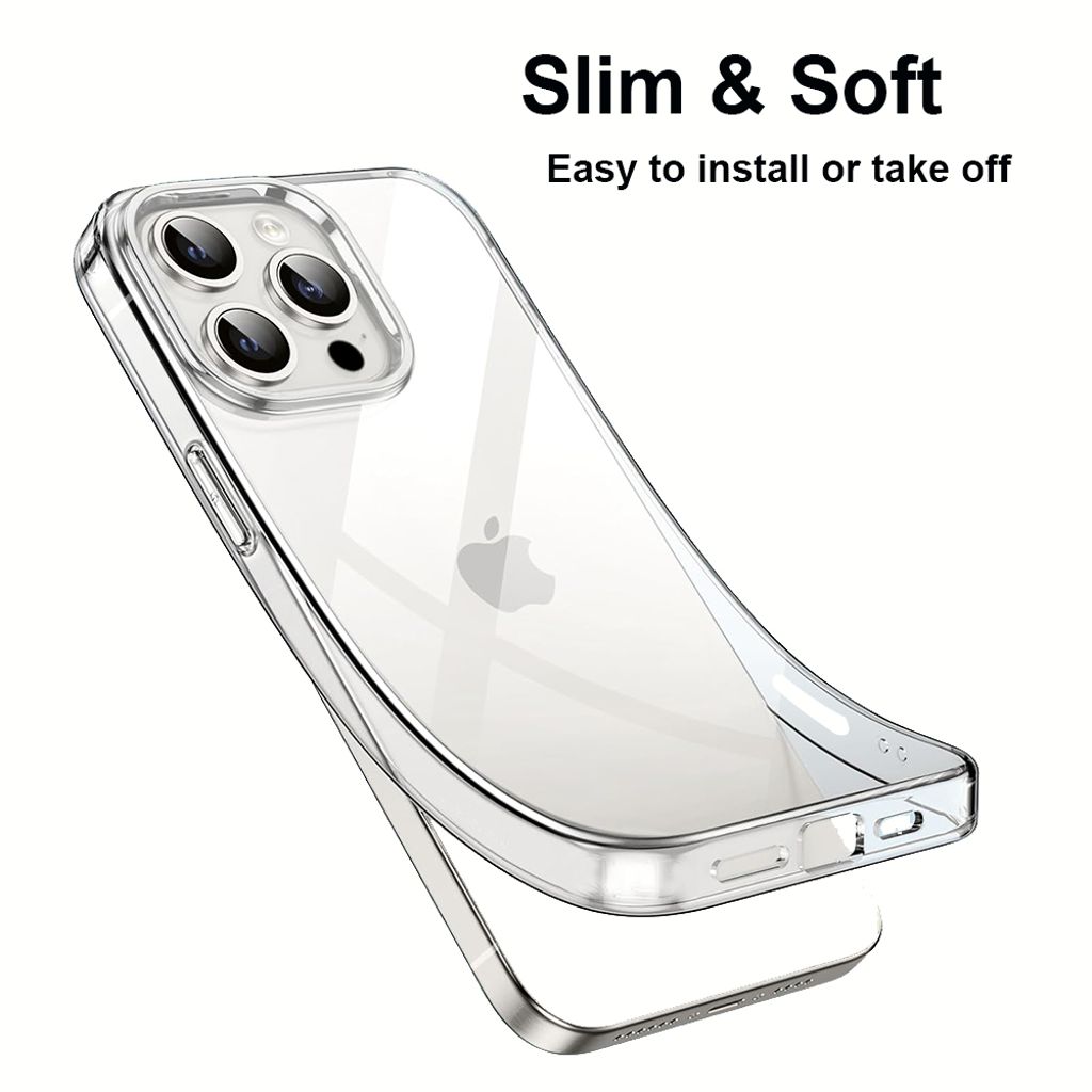 SiGN Ultra Slim Case for iPhone 16 Pro Max - Transparent | Spares.se